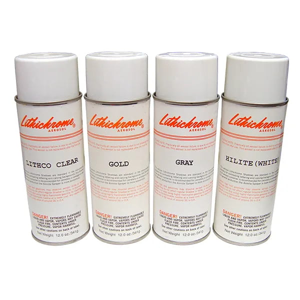 Lithichrome Aerosol Stone Paint - Hilite White, 12 oz