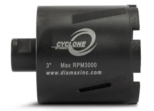 Cyclone Wet/Dry Core Bit – Fast Cutting Diamond Core Drill Bits (1"–6", 5/8"-11)