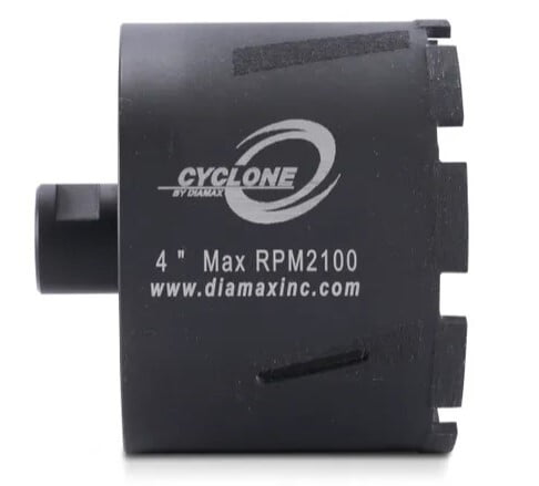 Cyclone Wet/Dry Core Bit - 4"