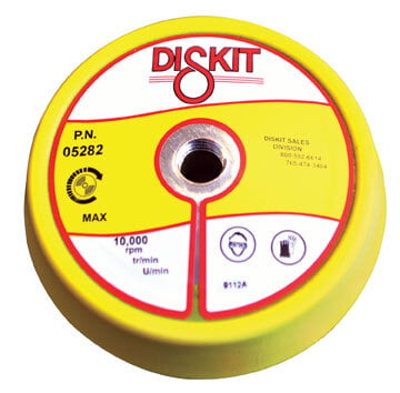 Diskit Backer Pad, 5" Vinyl Slant