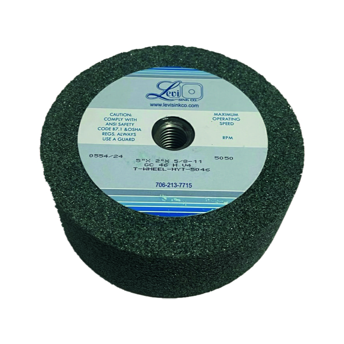 Grinding Wheel, Hybrid Green, 5", 24 Grit T
