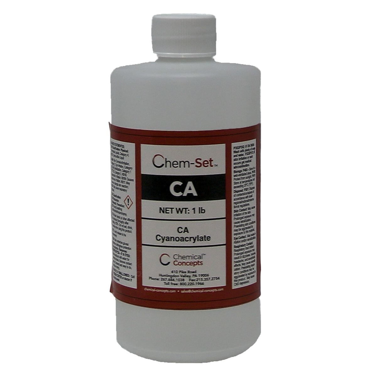 Chem-Set CA2400 (Thick Set) Cyanoacrylate - 1LB Bottle