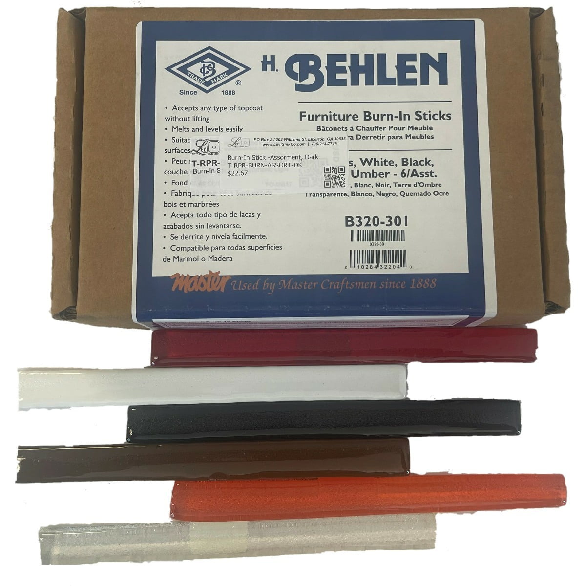 Burn-In Stick - Assortment, Dark