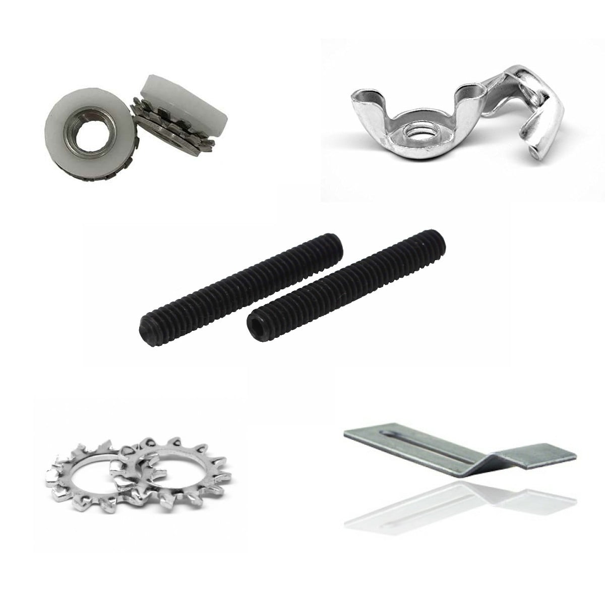 Keep-Nut 100-pc Full Set w/ 1-1/4" Posts (For Thin-Rim Sinks)