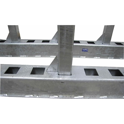 Weha 10' Bison Slab Rack - 16, 60" Square Poles