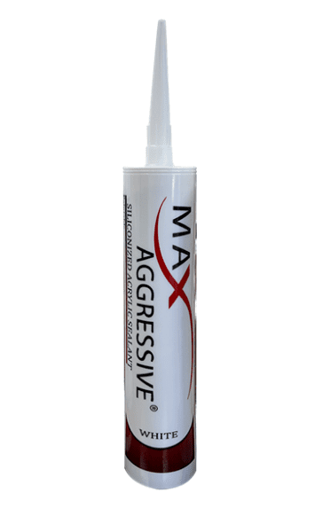 Max Aggressive Caulk Paintable Latex Siliconized – White